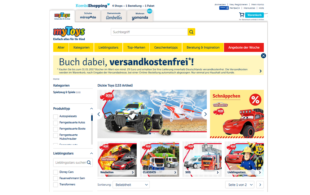 Mytoys Online Shop